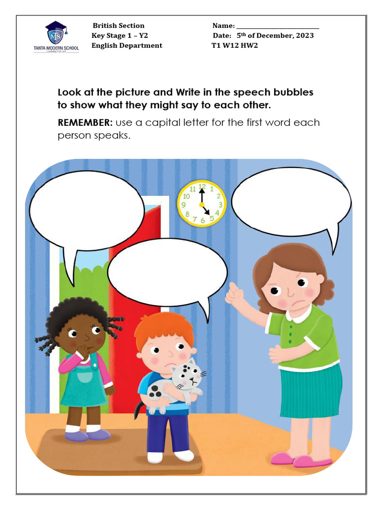 t1 w12 Hw2 (Speech Bubble) | PDF