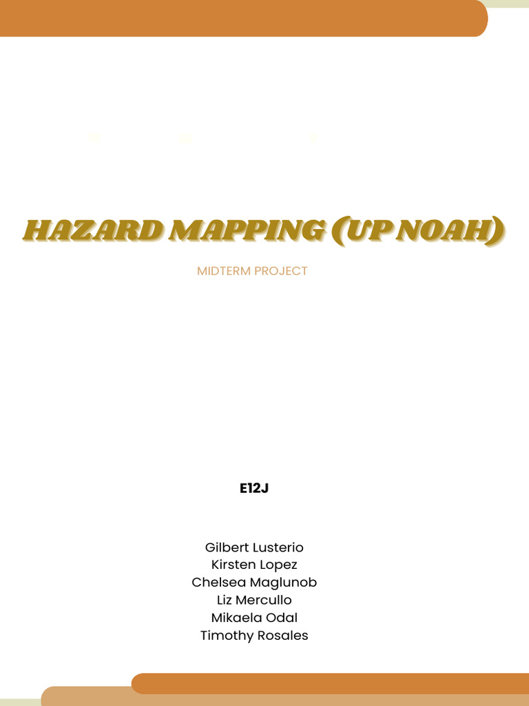 Hazard Mapping | PDF