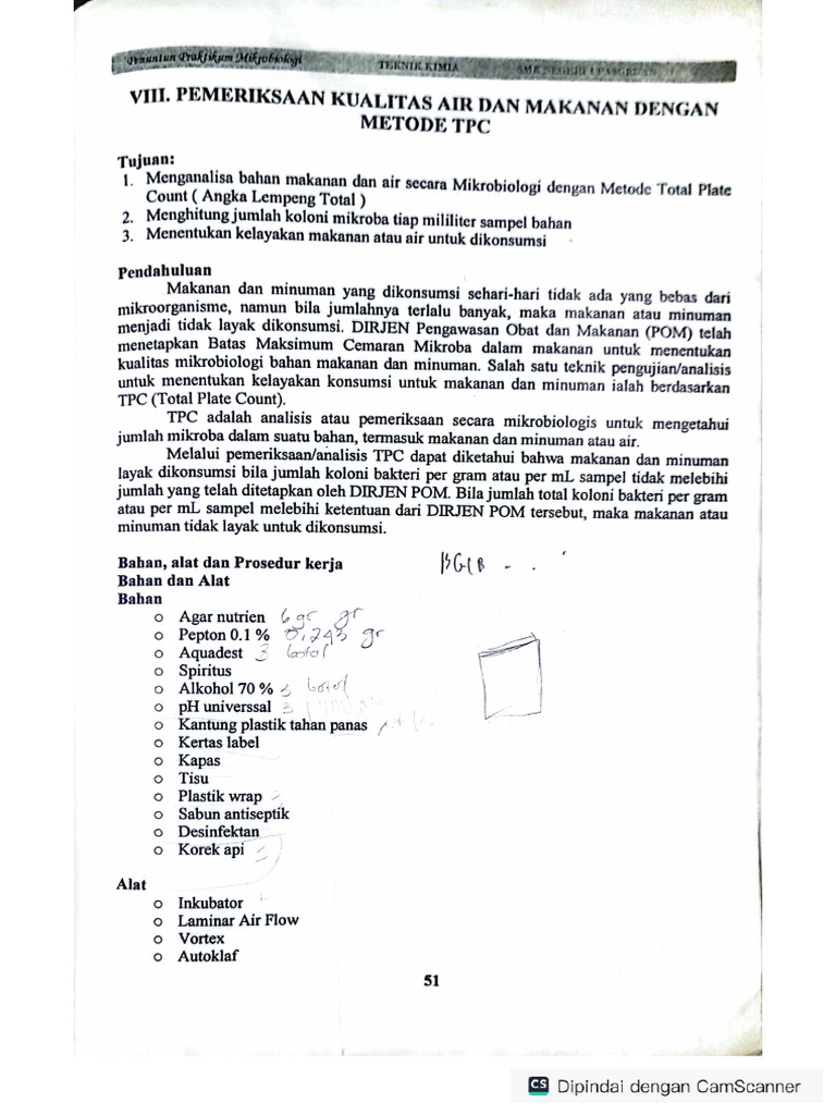 TPC, E. Coli, Imvic | PDF