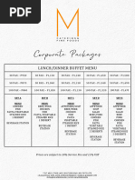 UPDATED Verleo Catering Services Buffet Menu Packages | PDF