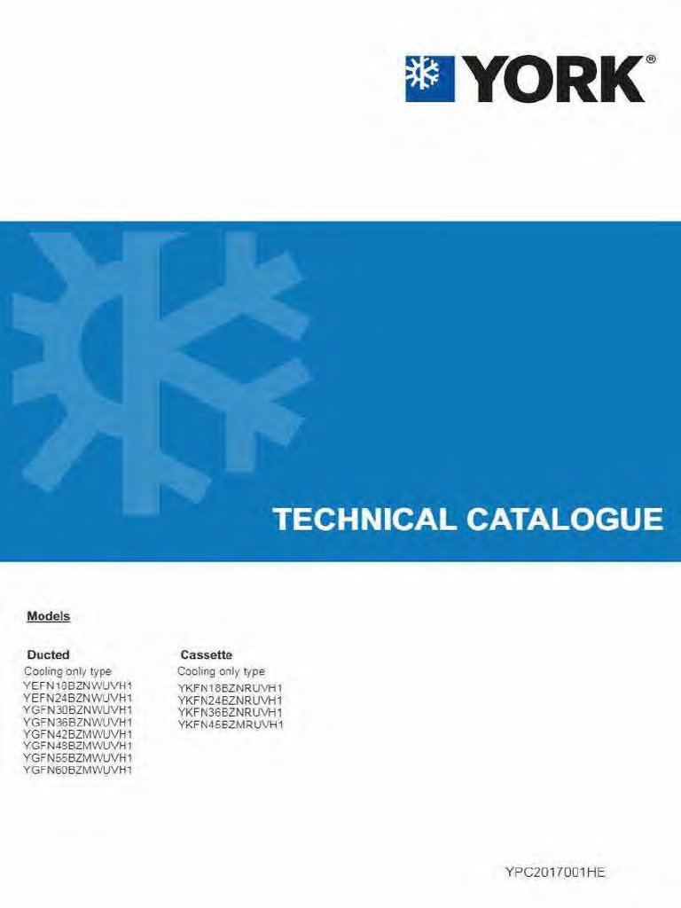 1010-Ducted Split Units T3, Fixed Speed, Cool Only, R410a (Technical ...