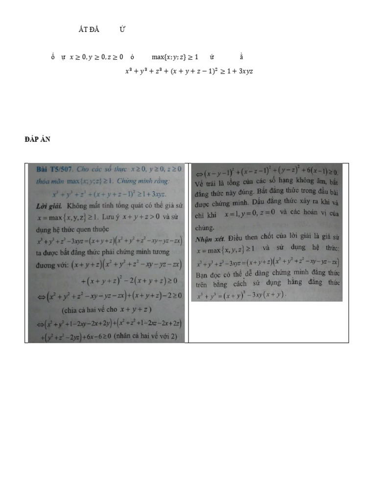 Tuyển tập chuyên đề bất đẳng thức tạp chí THTT - Đặng Chung Kiên | PDF