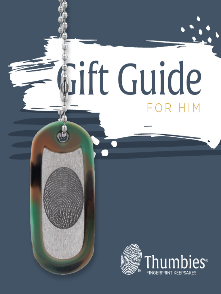 Thumbies Gift Guide - For Him | PDF | Engraving