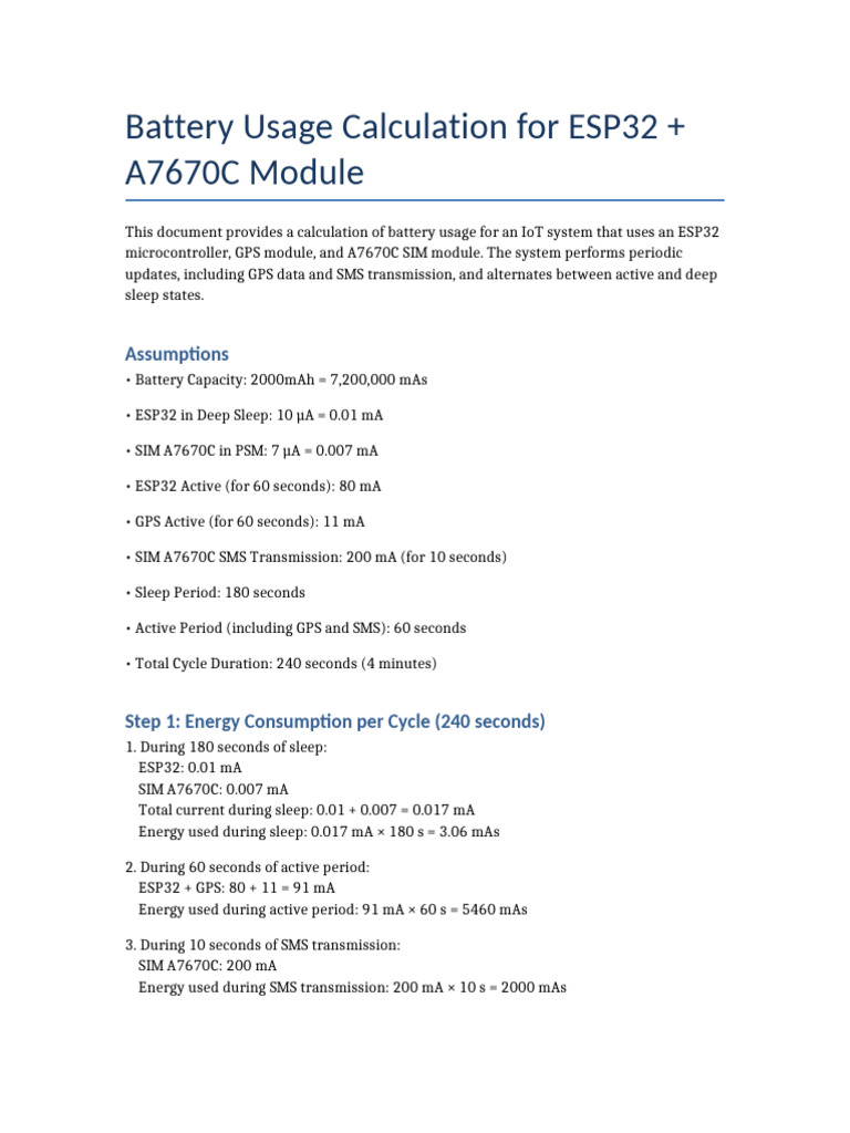 Battery_Calculation | PDF