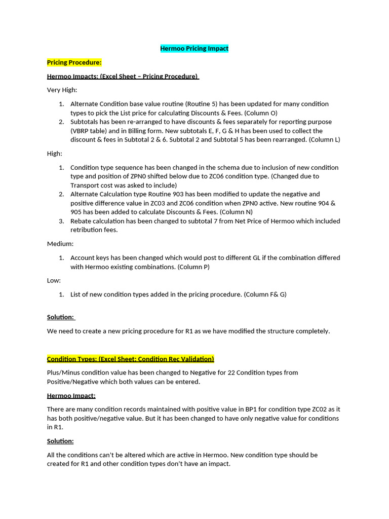 Pricing Changes for Hermoo Users | PDF | Pricing