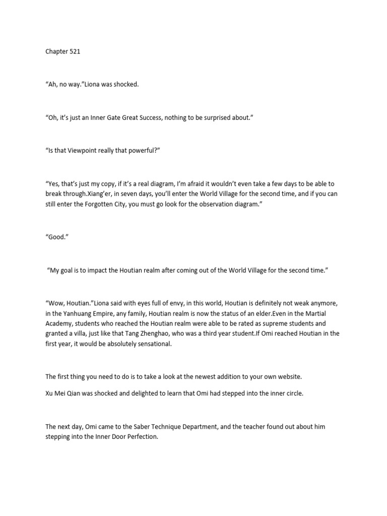 KOK Chapter 521-540 | PDF