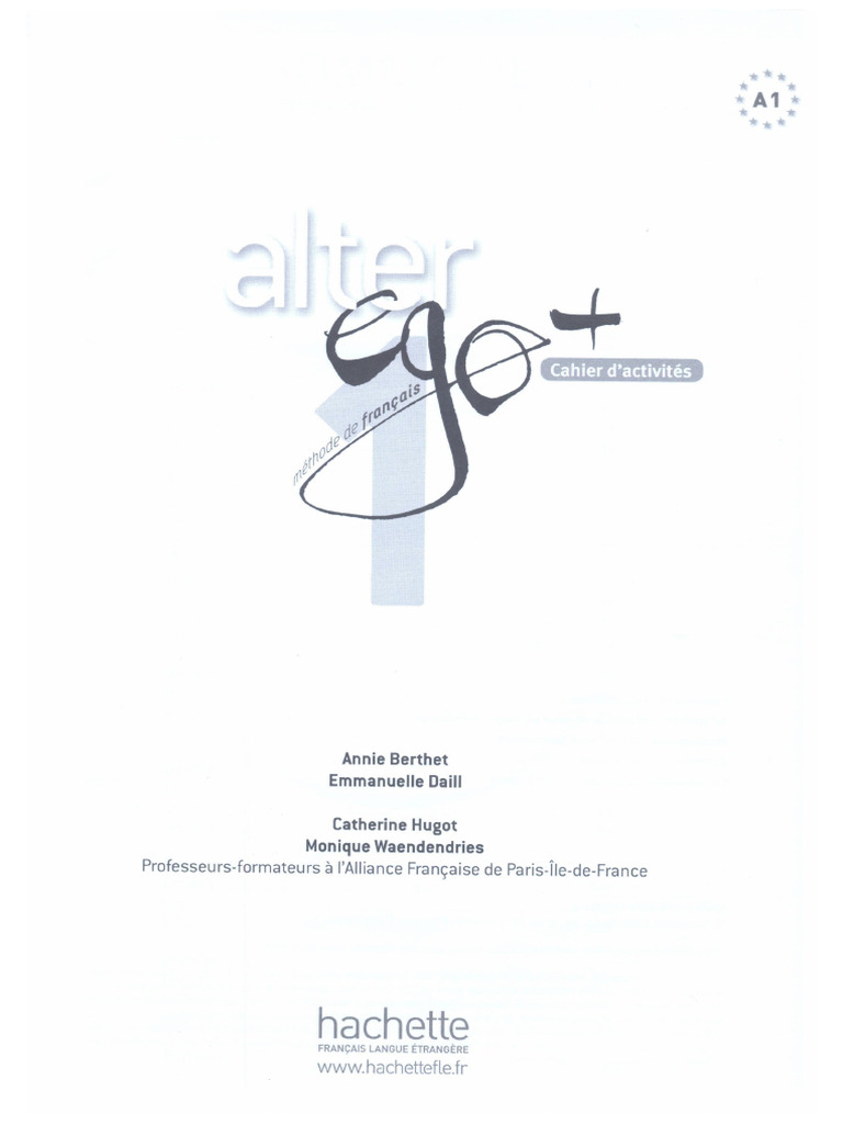 Alter Ego A1 Cahier | PDF