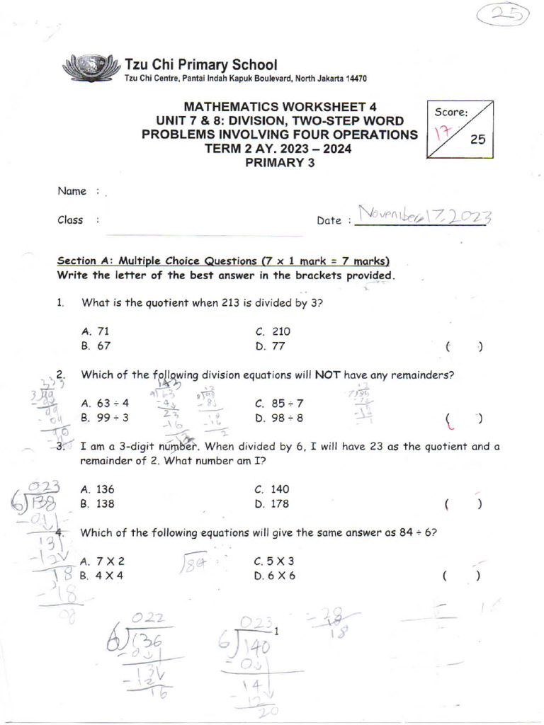 Math WS4 Blank 2 | PDF