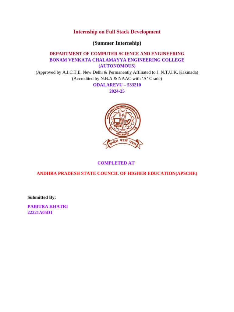 Pabitra Internship Reports | PDF | Html | World Wide Web Pabitra Internship Reports | PDF | Html | World Wide Web
