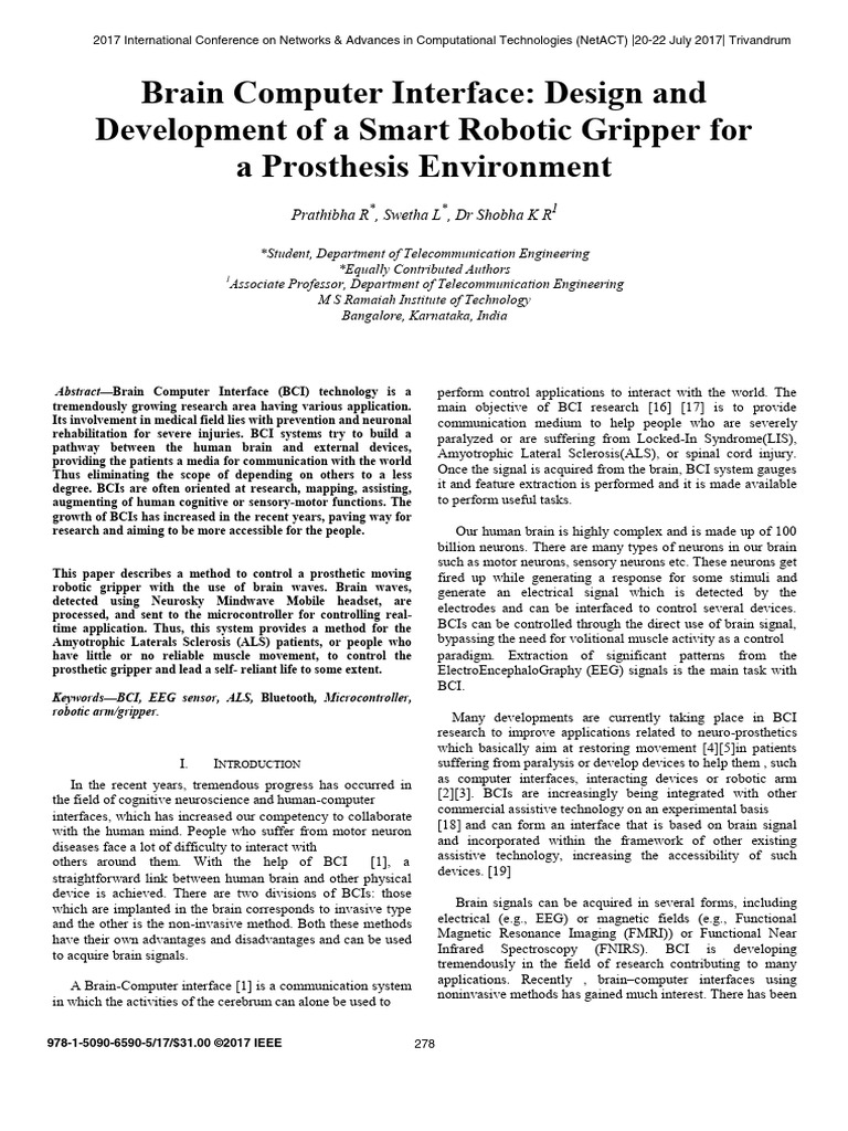 bci_design_robot | PDF | Electroencephalography | Neuroscience