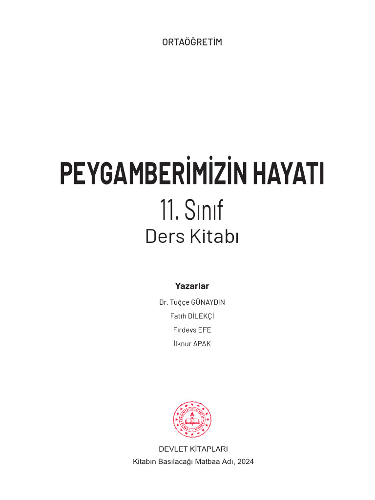 Peygamberimizin Hayatı Kitabı | PDF