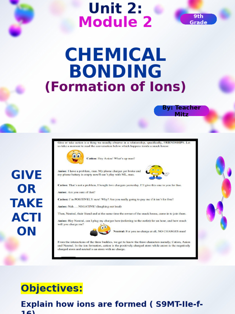Understanding Ion Formation in Chemistry | PDF | Ion | Sets Of Chemical ...