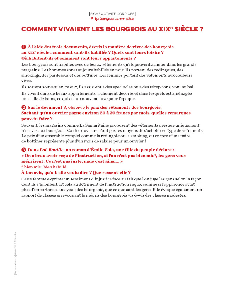 T1 S4 Fiche Activite Corrige | PDF