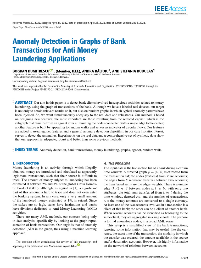 Anomaly Detection in Graphs of Bank Transactions For Anti Money ...