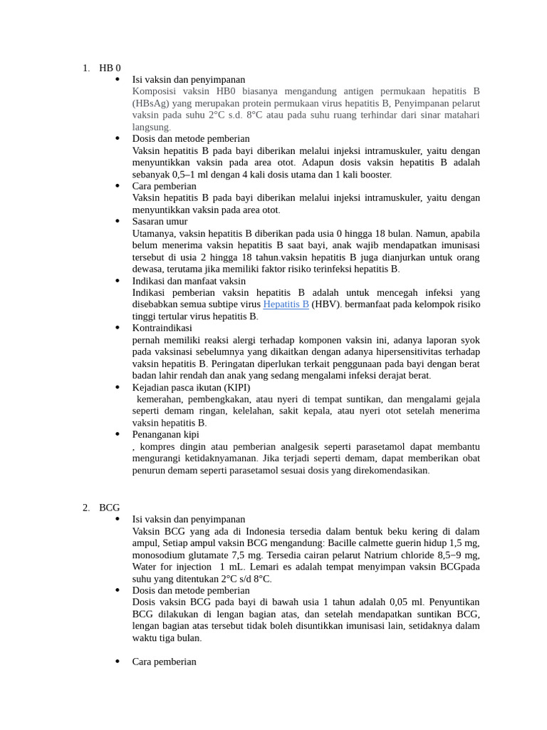 Farmakologi Vaksin Format | PDF