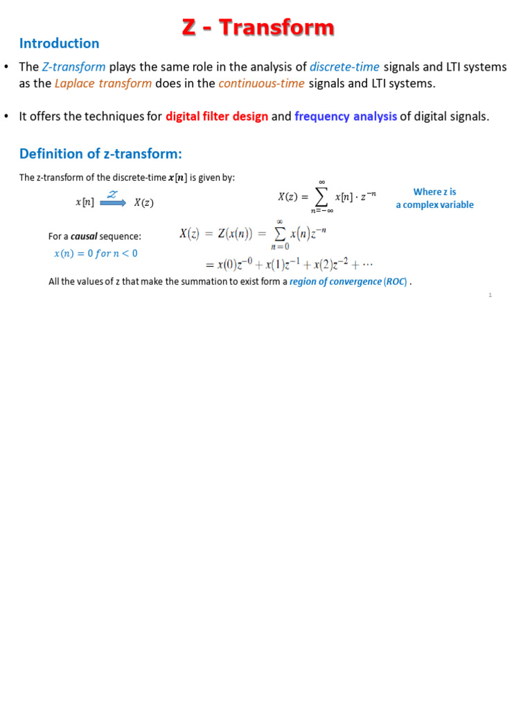 Unit-5 Z-Trans - Examples | PDF | Information And Communications ...