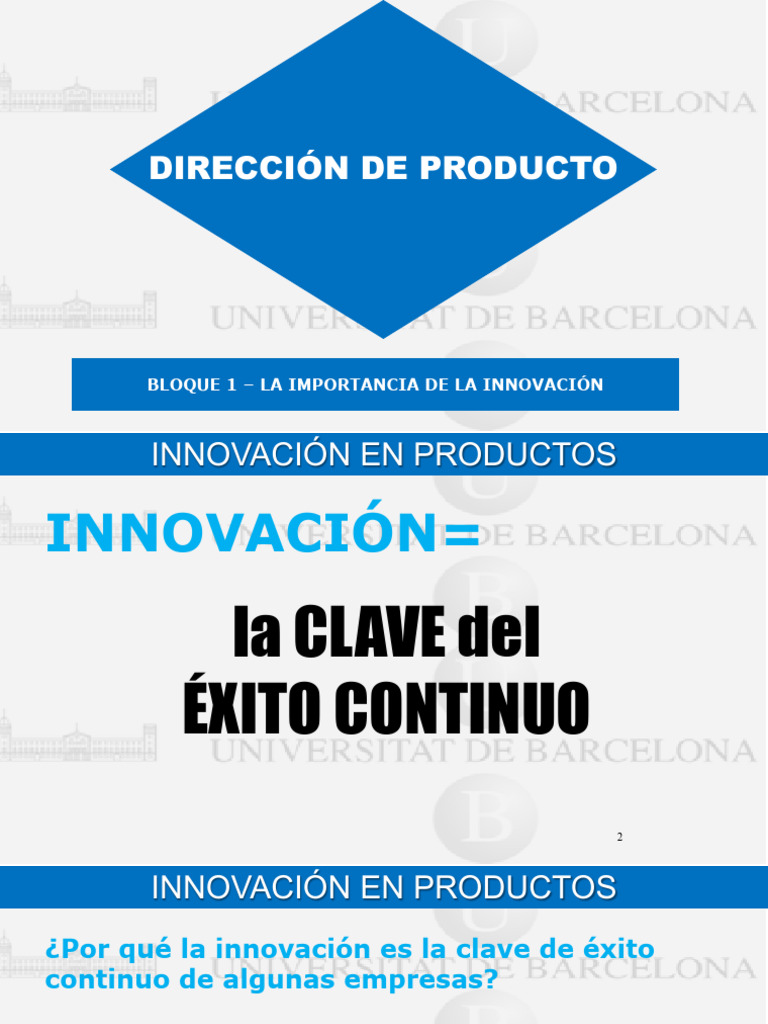 C2. Bloque 1. Tema 1. La Importancia de La Innovación (1) + Tasca1 | PDF | Innovación ...
