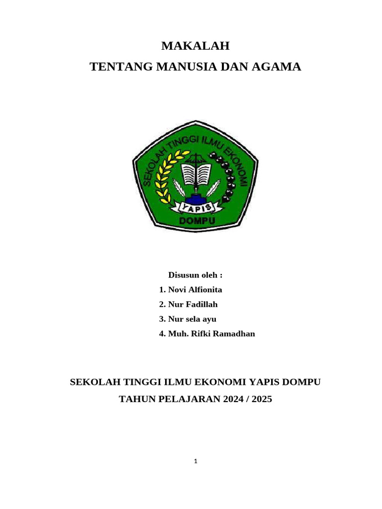 Manusia dan Agama dalam Perspektif | PDF | Agama & Spiritualitas