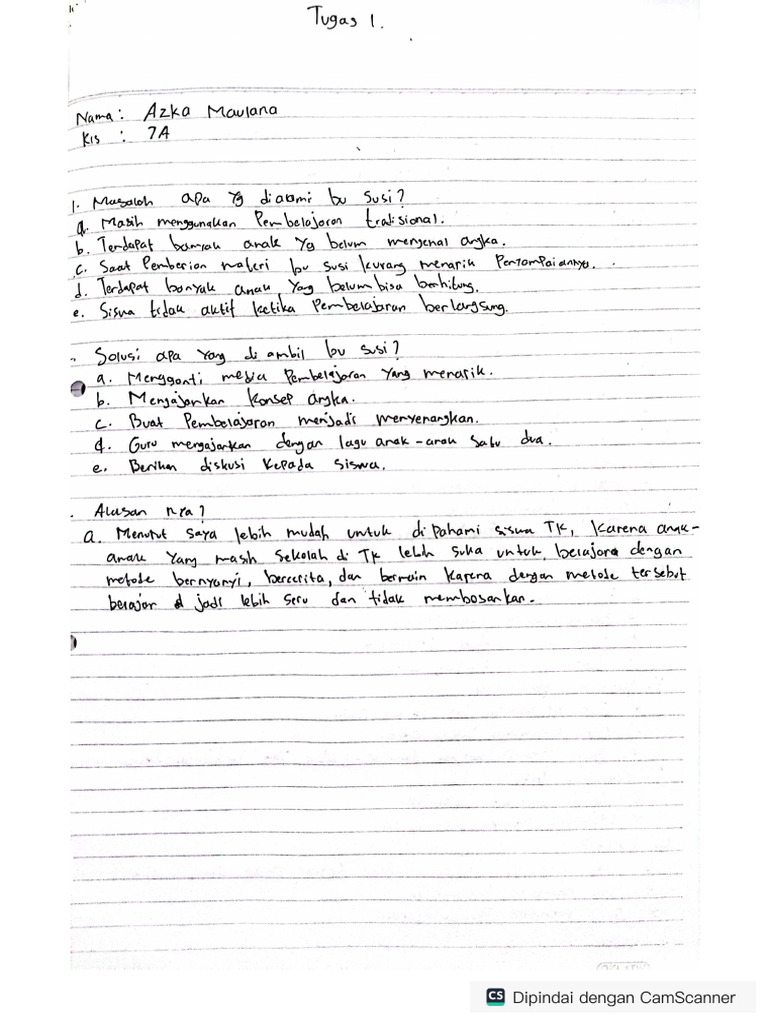 TT 1 PTK Azka Maulana | PDF