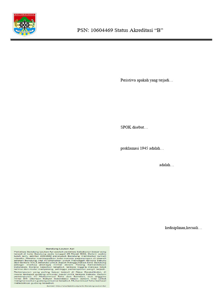 Soal UAS Bahasa Indonesia Kelas 6 Semester 1 | PDF