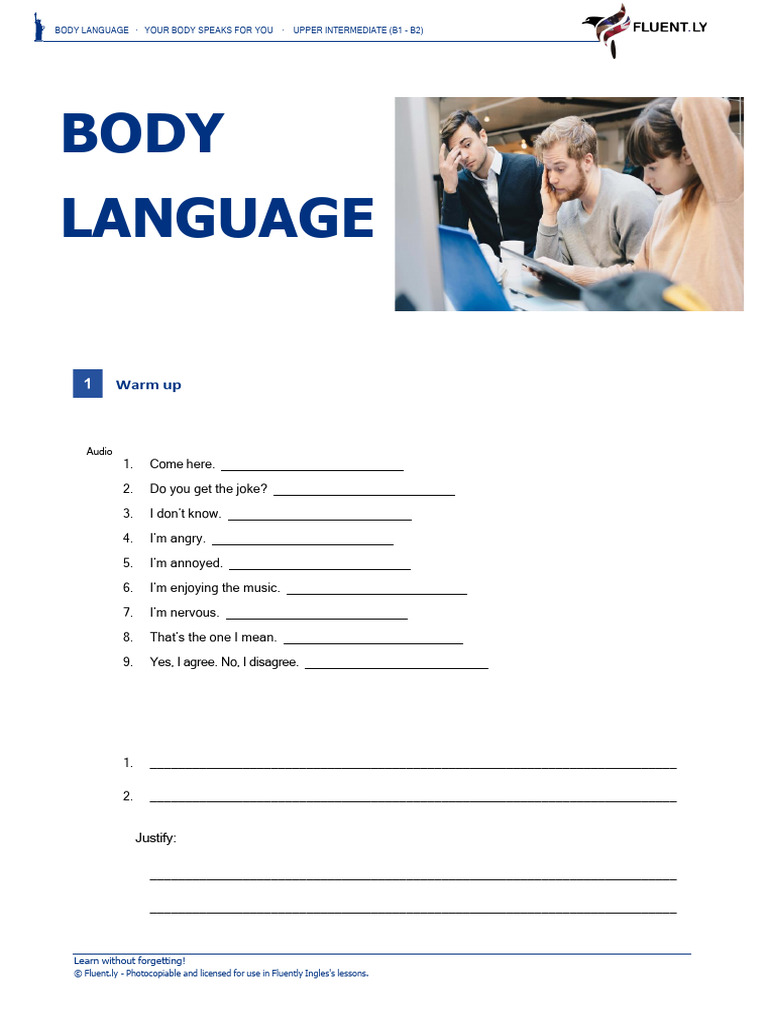 Body Language - How To Have An Effective Communication | PDF | Body ...