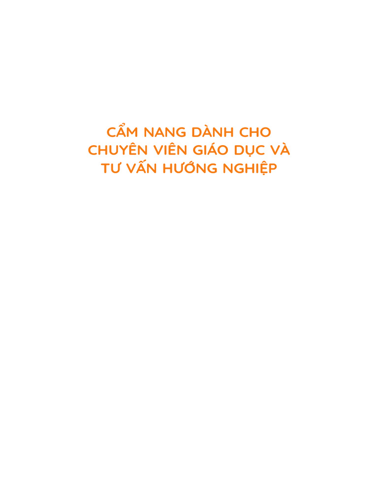 Cẩm Nang Dành Cho CVGD&TVHN - Final 2024aug | PDF