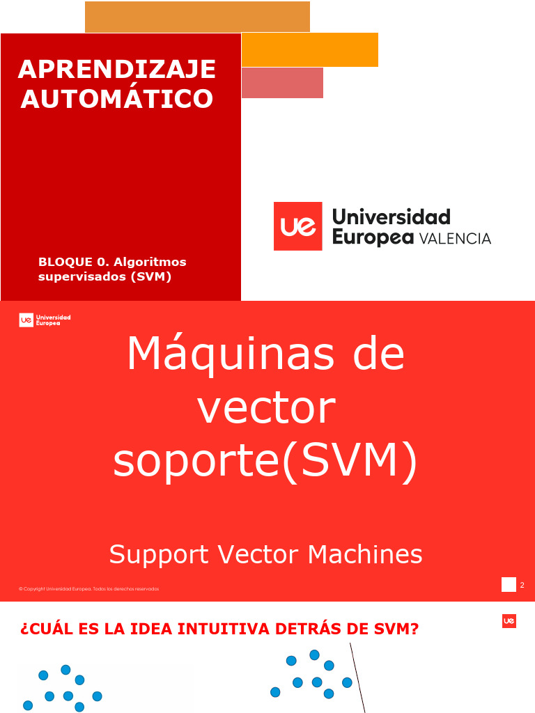 Supervisado SVM AA | PDF | Máquinas de vectores soporte | Matemáticas ...