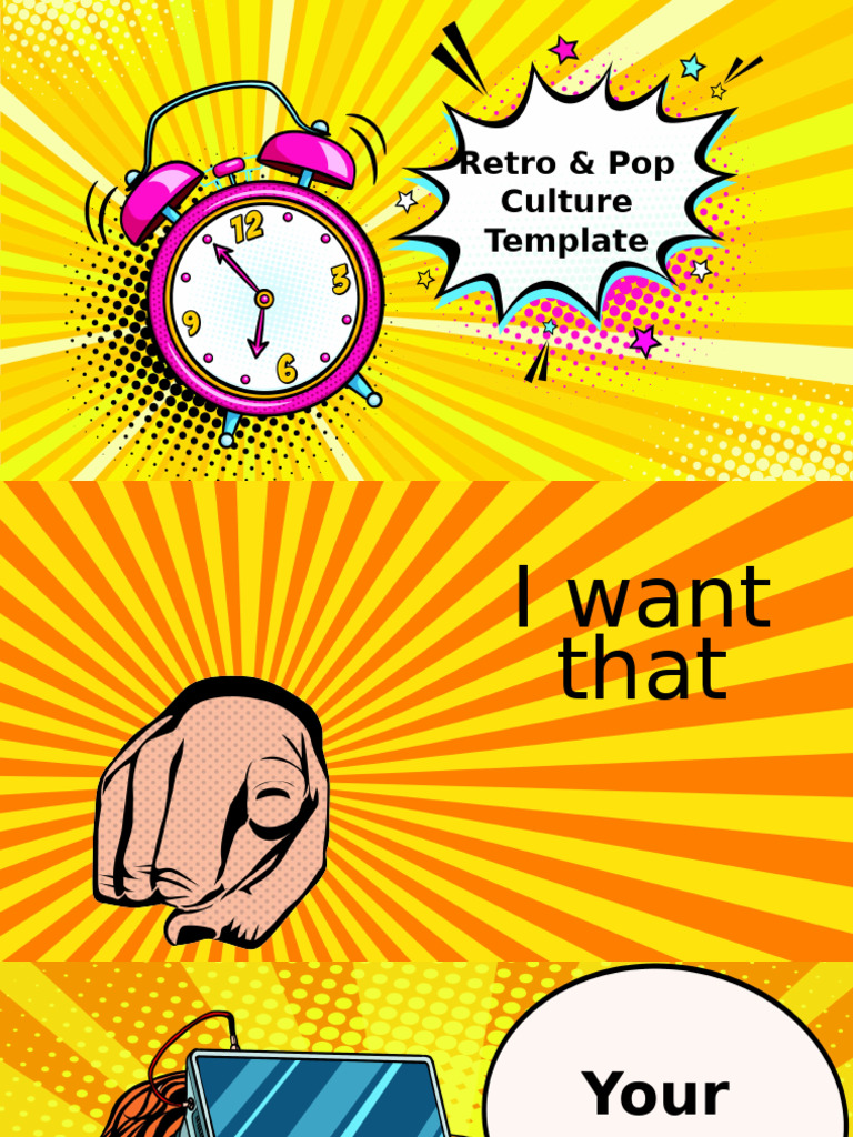 Retro & Pop Culture Template | PDF