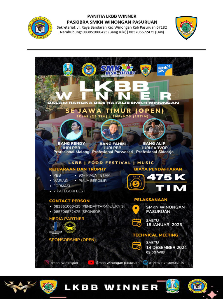 1-1 Juknis LKBB Winner Pasuruan 2025 | PDF