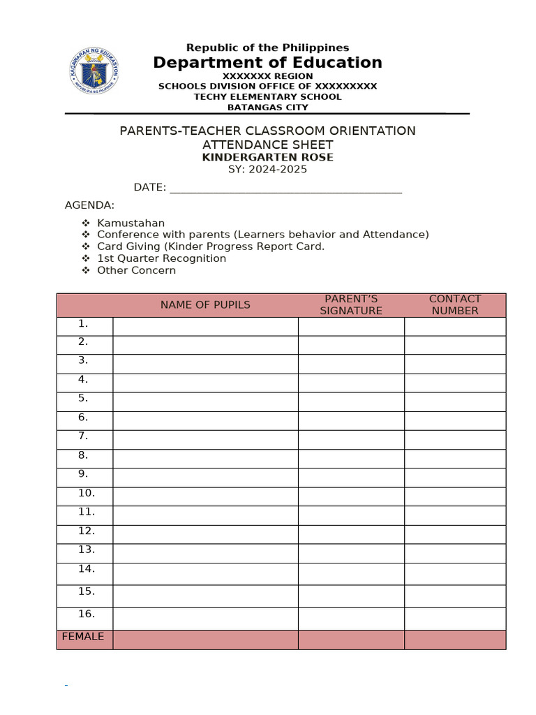 QUARTER 1 PTA MEETING | PDF