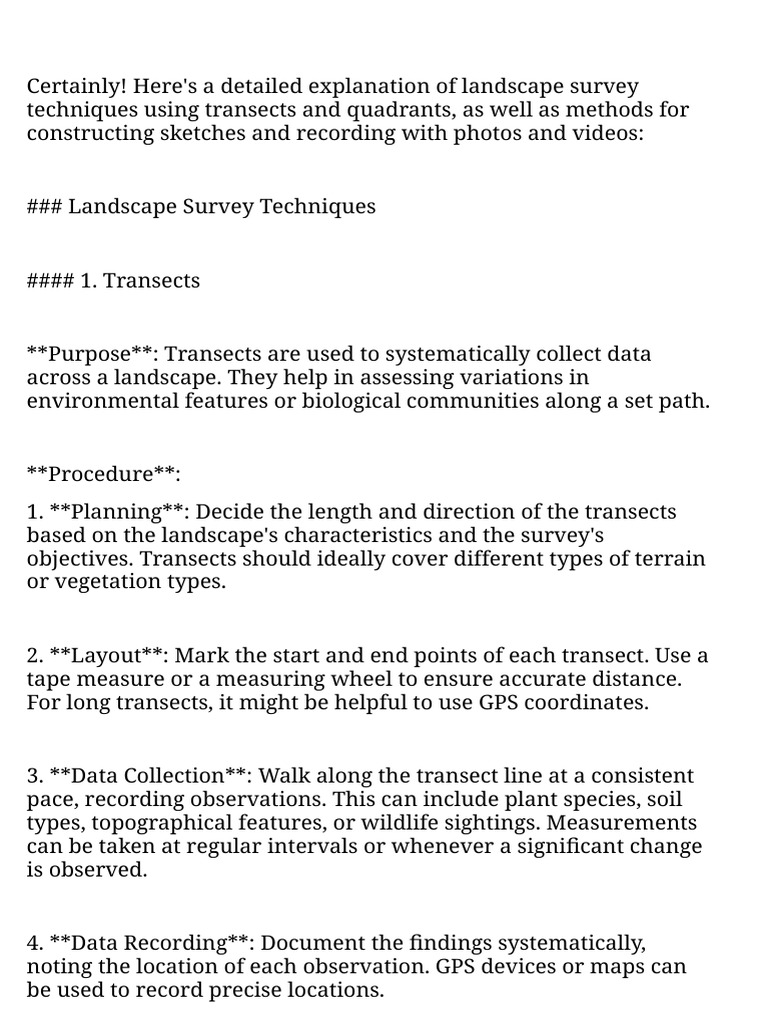 sec 1 | PDF | Survey Methodology | Surveying