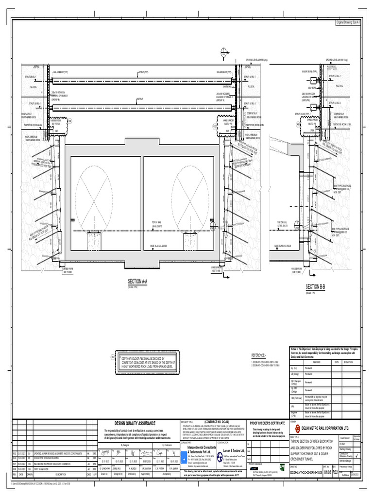 Delhi MRTS Phase-IV Tunnel Design | PDF