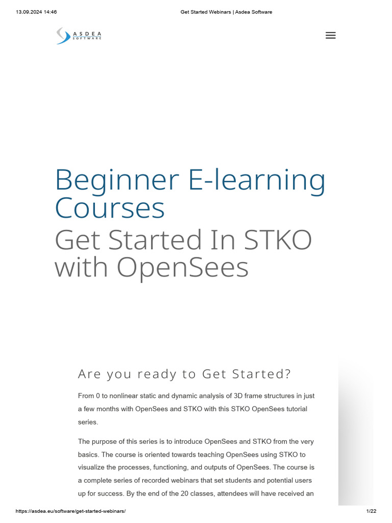 Get Started Webinars - Asdea Software | PDF | Finite Element Method | Scripting Language