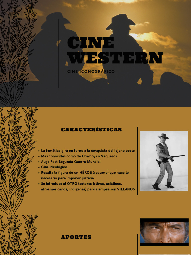 Evolución del Cine Western: Clásicos y Subgéneros | PDF
