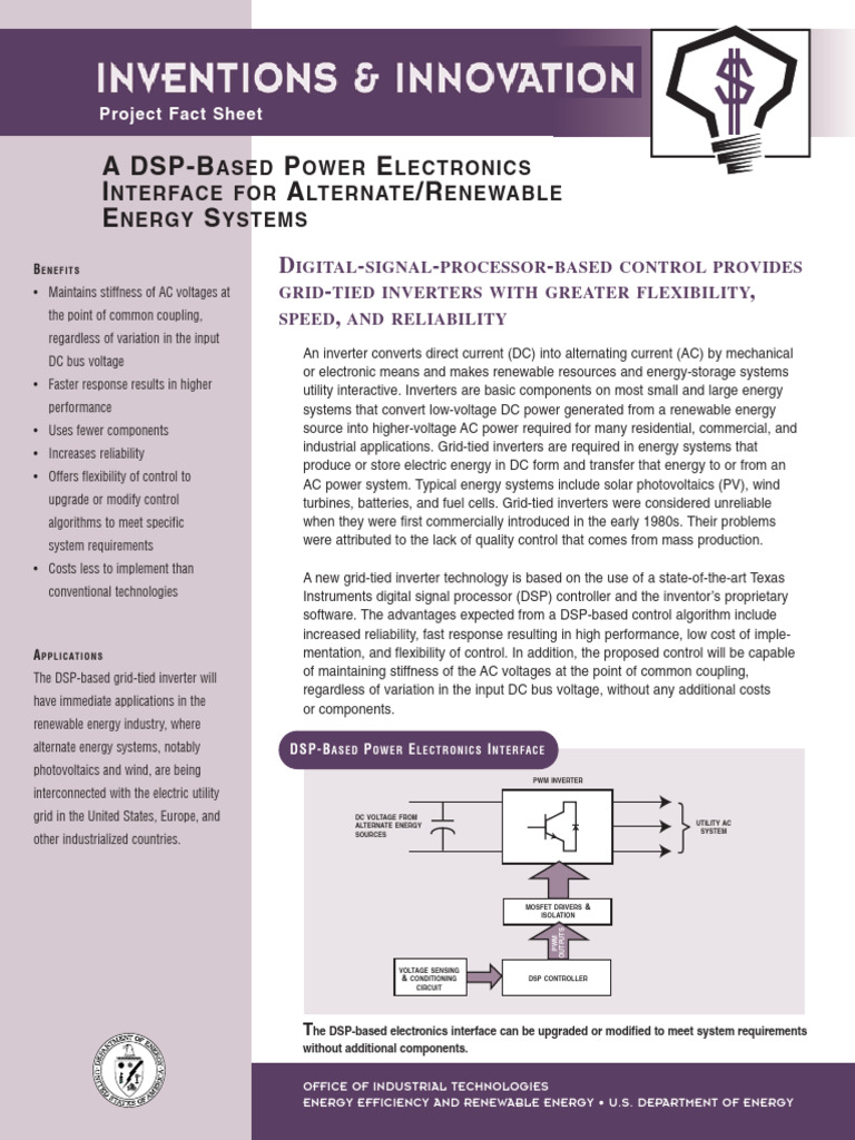 A Dsp-Based Power Electronics | PDF | Power Inverter | Direct Current