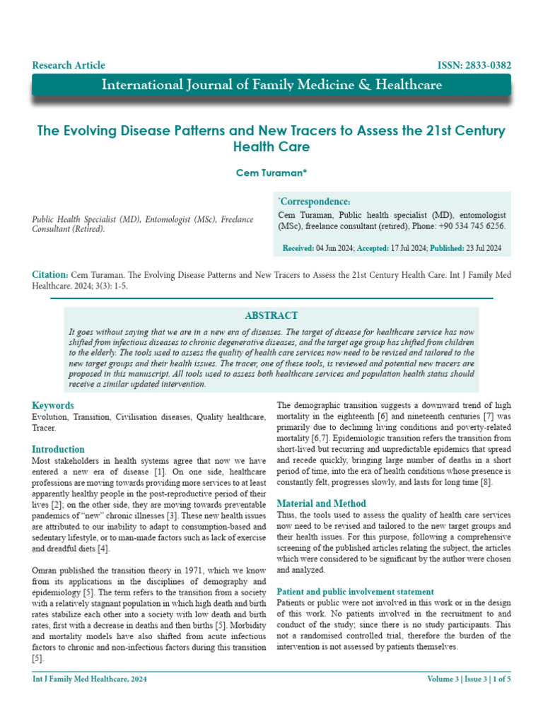 New Tracers for 21st Century Health Care | PDF | Screening (Medicine ...