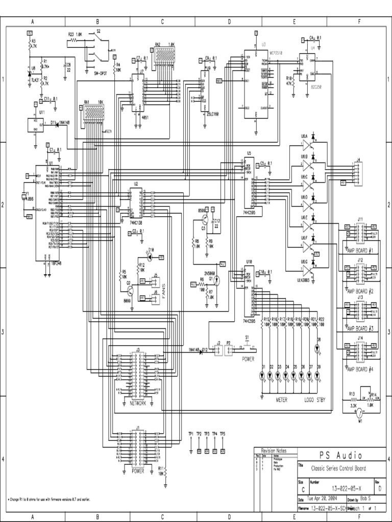 C250 - Front Panel Schematic | PDF