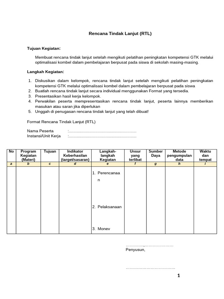 Lk. RTL | PDF | Karier & Perkembangan | Seni