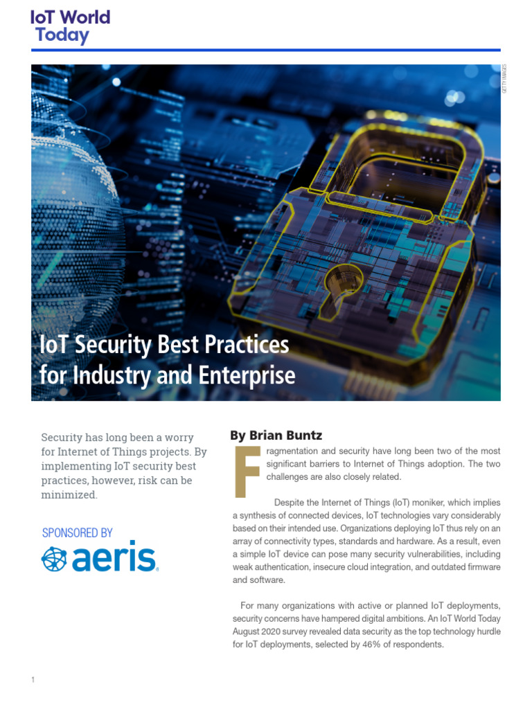 Ebook IoT Security BP | PDF | Security | Computer Security