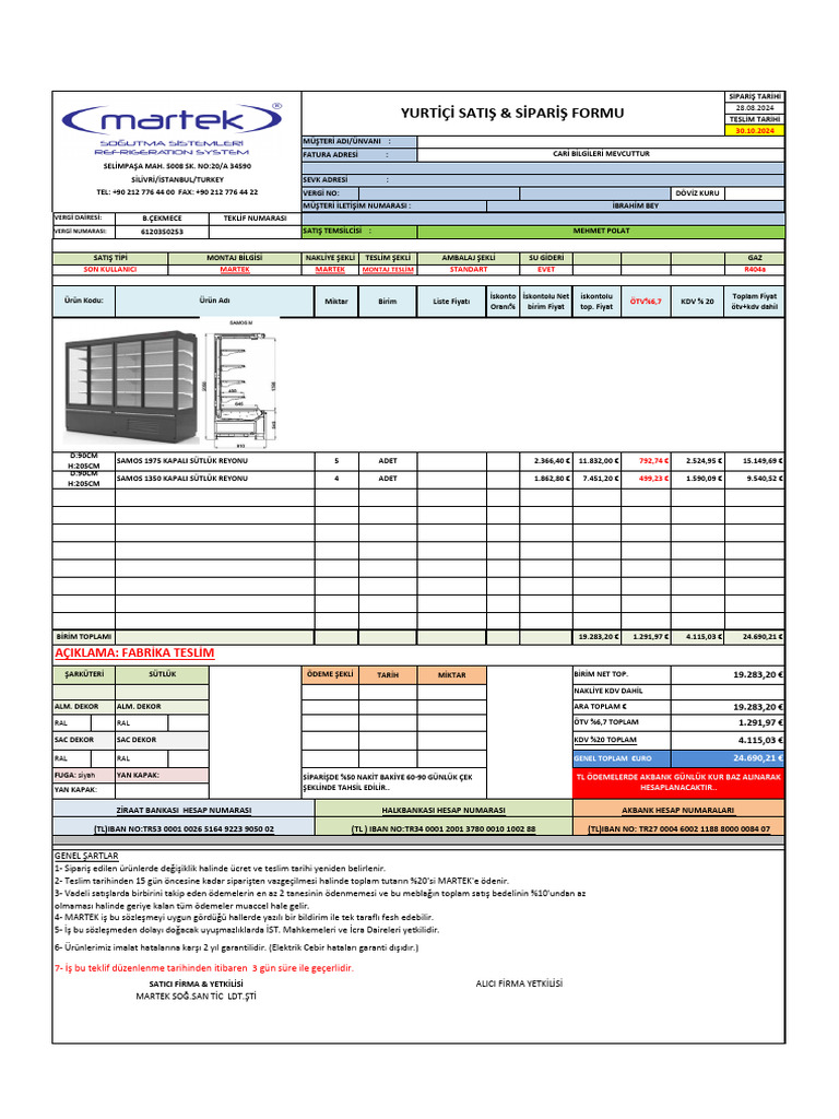 MARTEK 20.09.2024 FA GRUP Teklif+Sözlşeme | PDF