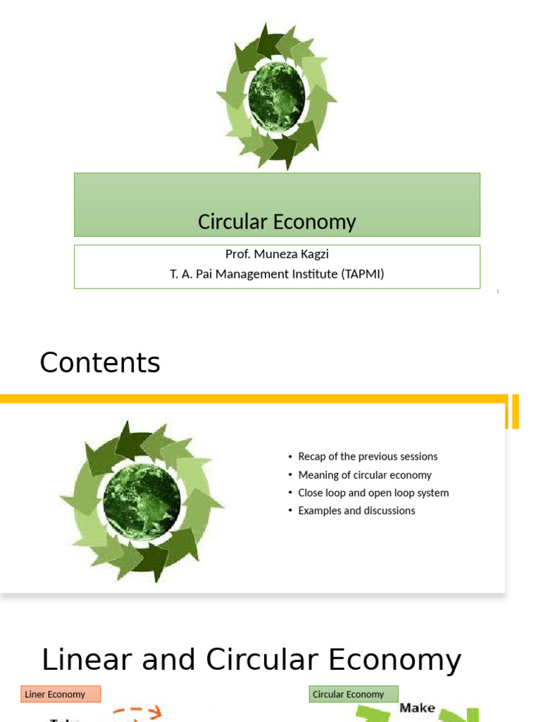 Circular Economy for Businesses | PDF | Recycling | Economy And The Environment