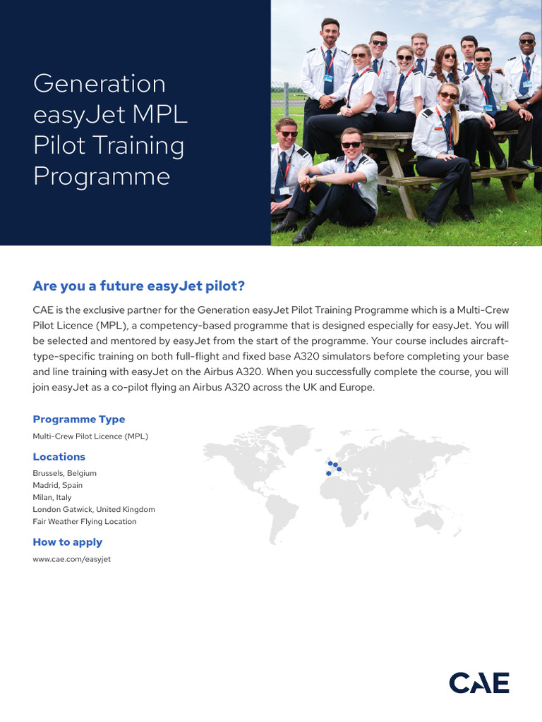 CAEC 8776 73 Flyer EasyJet PilotTraining en Oct2023 V2 | PDF ...