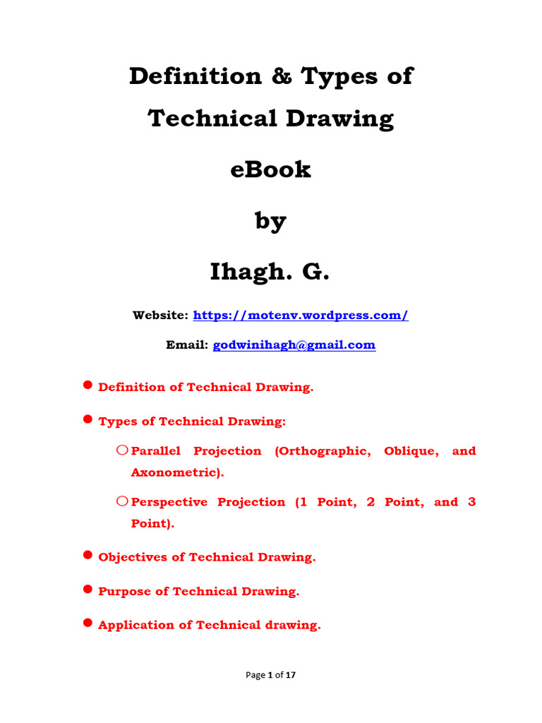 Definition and Types of Technical Drawing 2 | PDF | Technical Drawing ...
