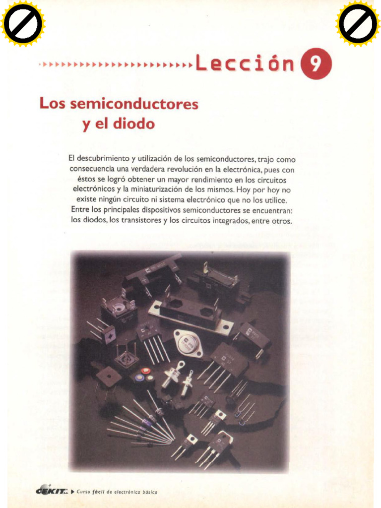 9.semiconductores y Diodos | PDF