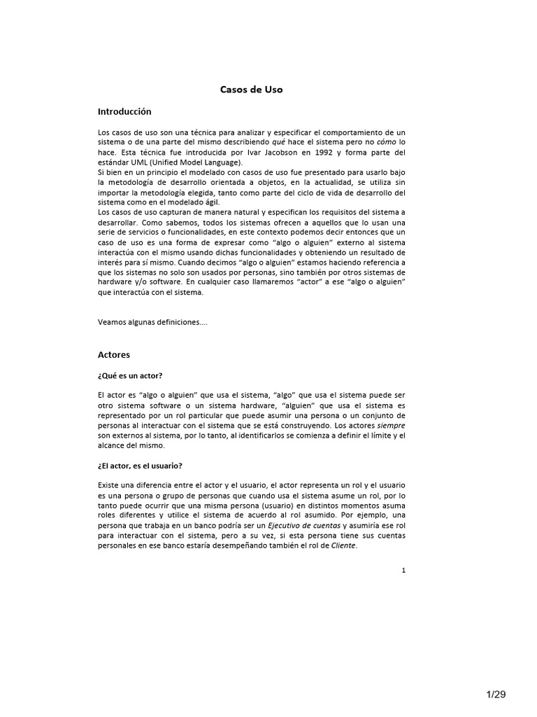 Caso de Uso - Práct. | PDF | Caso de uso | Lenguaje de modelado unificado