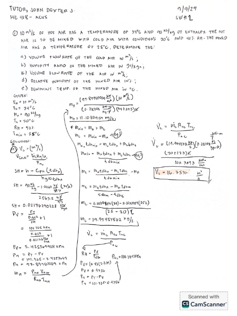 Tutor - SW2 Air Mixture | PDF