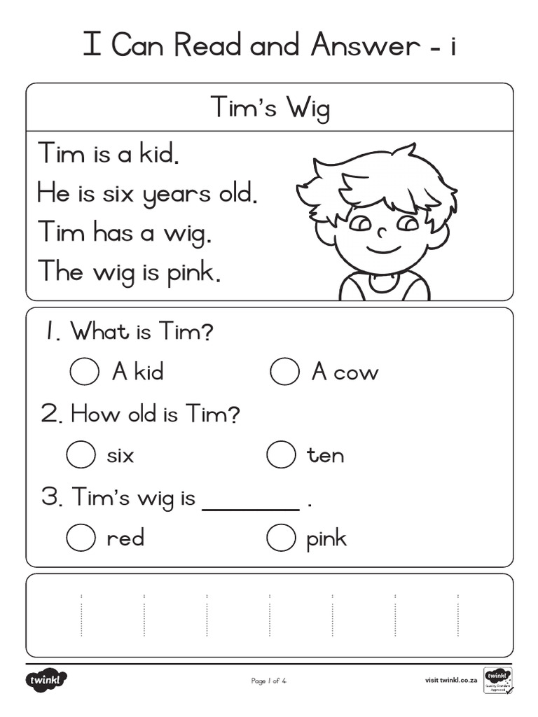 Grade 1 Reading Comprehensions I Sound - Ver - 1 | PDF | Self-Improvement