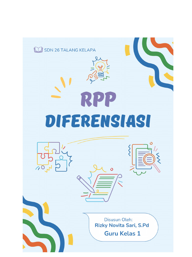 RPP BERDIFERENSIASI KURIKULUM MERDEKA (AutoRecovered) (AutoRecovered ...