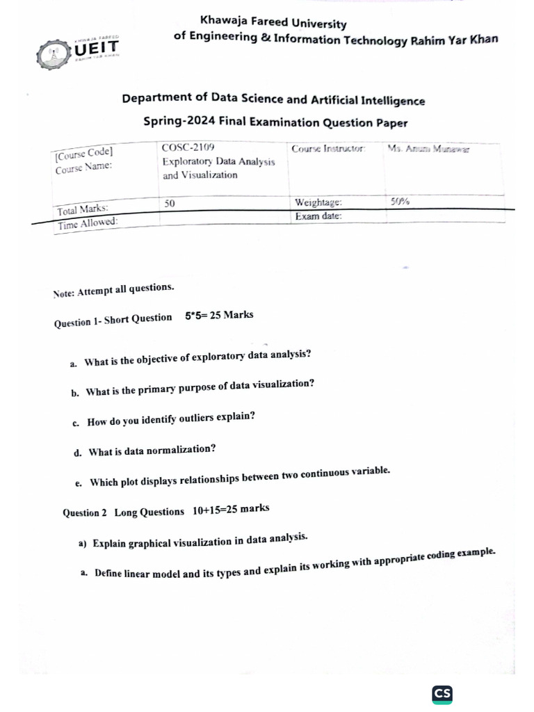 Eda Final Paper | PDF