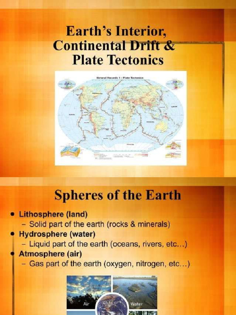 Plate Tectonic and Continental Drift Theory 1 | PDF